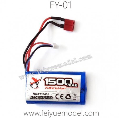 Feiyue FY01 Fighter-1 Parts, Battery 7.4V 1500mAh FY-7415