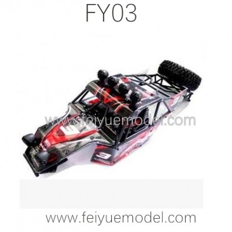 FEIYUE FY03 Parts, Body Shell FY-CK03 Red