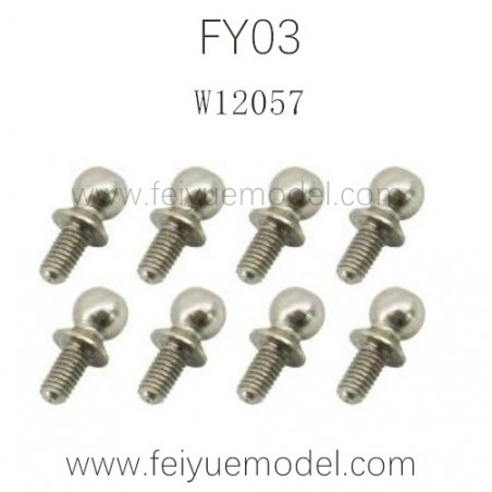 FEIYUE FY03 Parts, 2.5X6X4.8mm Hexagonal Ball Screw W12057